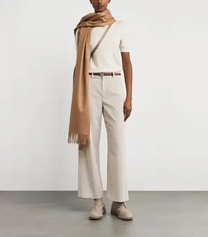 Max Mara Corduroy Flared Trousers