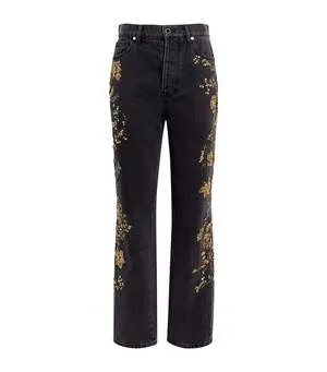 Veronica Beard Black Wash Jeans For Women