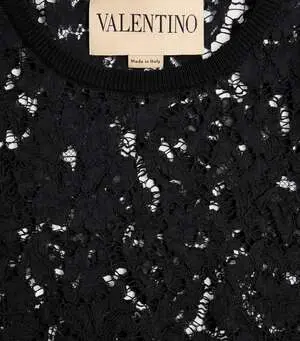 Valentino Garavani Lace Sweater Top