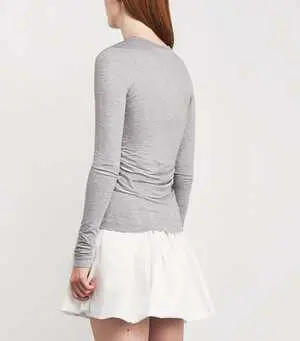 Max & Co. Draped Long-sleeve T-shirt