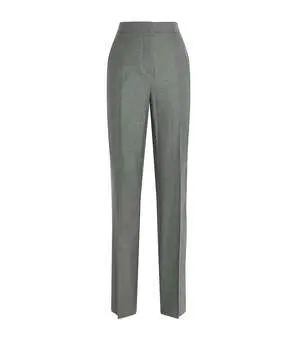 Max Mara Stretch-wool Sartoriale Flared Trousers