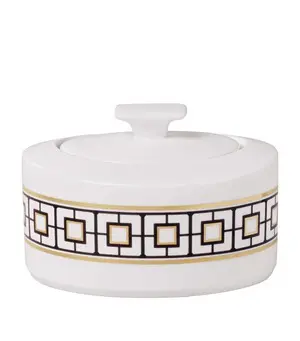 VILLEROY & BOCH Porcelain Metrochic Sugar Pot - White
