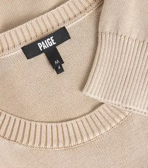 Paige Cotton Wildomar Sweater - Beige