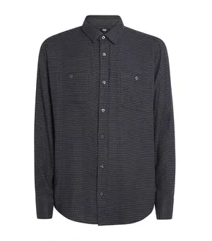Paige Cotton-blend Check Everett Shirt