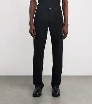 Paige Macneil Stretch Cotton Trousers - Black