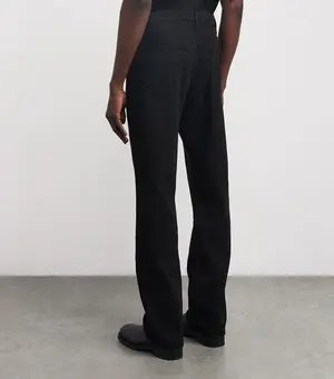 Paige Macneil Stretch Cotton Trousers - Black