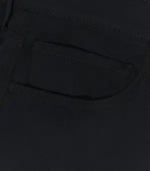 Paige Macneil Stretch Cotton Trousers - Black