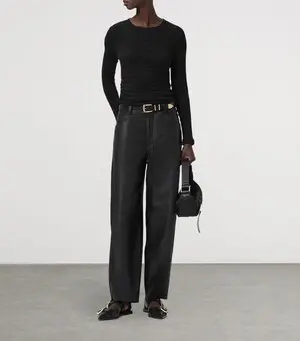 ALLSAINTS Cotton-blend Long-sleeve Top