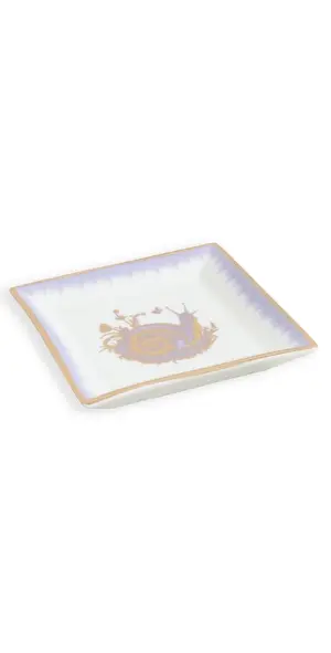 Jonathan Adler Botanist Snail Square Tray - Pink