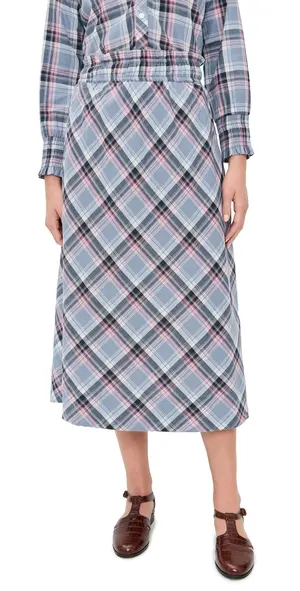 MAREA Lydia Plaid Maxi Skirt