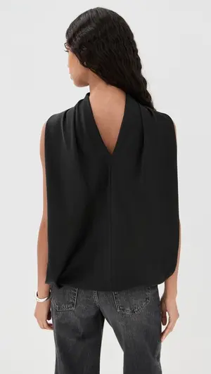 Simkhai Scarlett Cape Top - Black