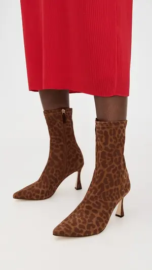L'Agence Severine Print Booties