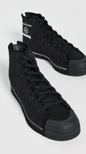 Y3 Nbhd Nizza Hi Sneakers - Black