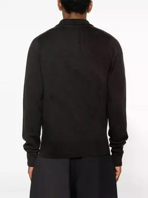 Studio Nicholson Sark Polo Two-button Jumper - Brown