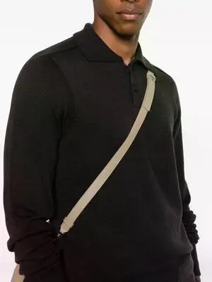 Studio Nicholson Sark Polo Two-button Jumper - Brown