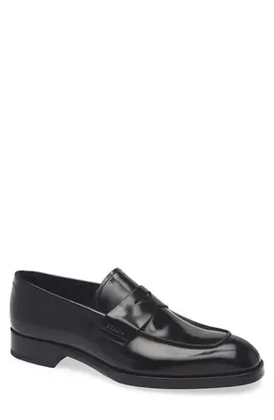Prada Calfskin Penny Loafer