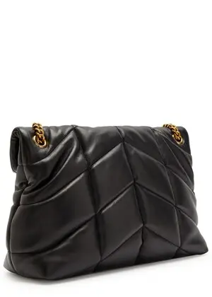 Saint Laurent Lou Puffer Medium Leather Shoulder Bag