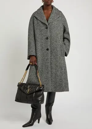 Saint Laurent Lou Puffer Medium Leather Shoulder Bag