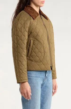 Avec Les Filles Quilted Barn Jacket