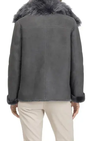 Gorski Merino Genuine Shearling Jacket - Graphite