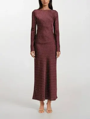 SISTERLY Adele Polka-dot Gown