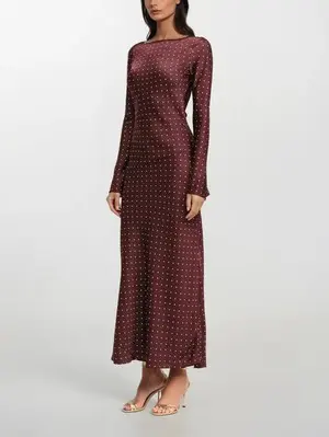 SISTERLY Adele Polka-dot Gown
