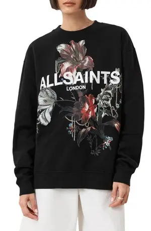 Allsaints Graphic Sweatshirts Hoodies For Women