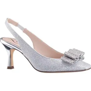 Nina Jolanda Slingback Pump - Silver