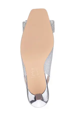 Nina Jolanda Slingback Pump - Silver