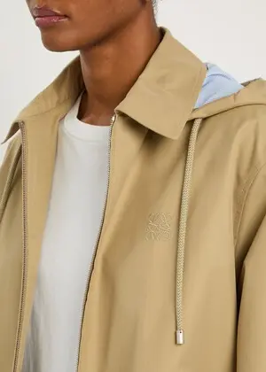Loewe Hooded Cotton Jacket