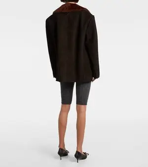 Prada Knitted Wool And Cashmere Shorts