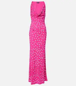 David Koma Polka-dot Gown