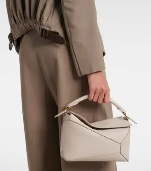 Loewe Puzzle Edge Small Leather Tote Bag