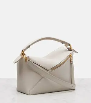 Loewe Puzzle Edge Small Leather Tote Bag