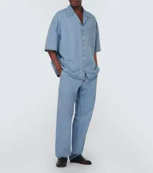 Bottega Veneta Straight Fit Denim Pants