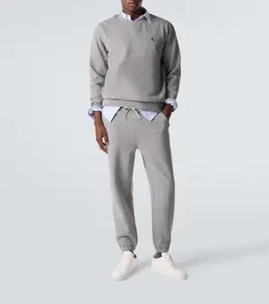 Polo Ralph Lauren Cotton-blend Jersey Sweatshirt - Grey