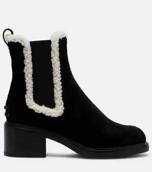 TOD'S Gommino Suede Chelsea Boots