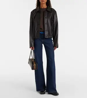 7 For All Mankind Lotta High-rise Wide-leg Jeans