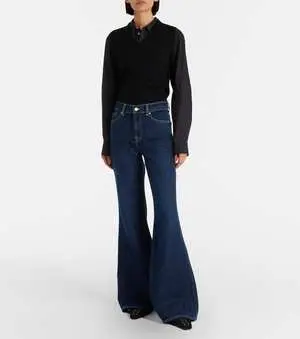 7 For All Mankind High-waisted Flare Leg Jeans