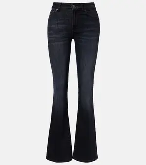 7 For All Mankind Leggy Bootcut Jeans - Black