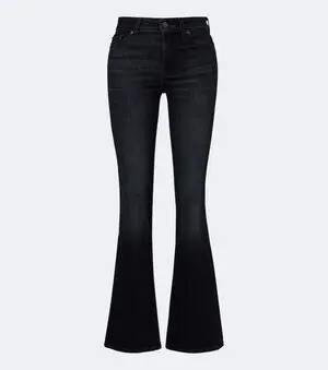 7 For All Mankind Leggy Bootcut Jeans - Black