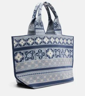 ALEMAIS Alémais Villa Romantica Maxi Tote Bag - Blue