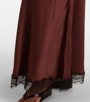 Poupette St Barth Nina Halterneck Maxi Dress - Brown