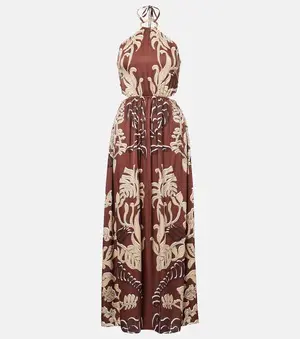 Women's Printed Maxi Coverups