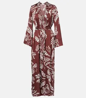 Poupette St Barth Lea Printed Beach Cover-up - Brown