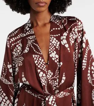 Poupette St Barth Lea Printed Beach Cover-up