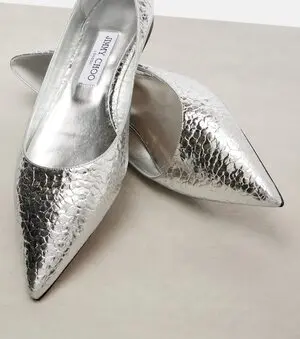 JIMMY CHOO Love Ballet Flats - Silver