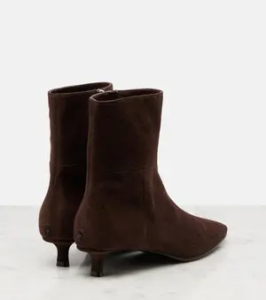 JIMMY CHOO Lory 35 Suede Ankle Boots - Brown