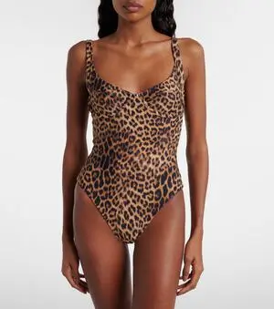 Melissa Odabash Mauritius Leopard-print Swimsuit