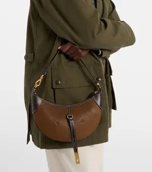 Polo Ralph Lauren Polo Id Small Leather Shoulder Bag